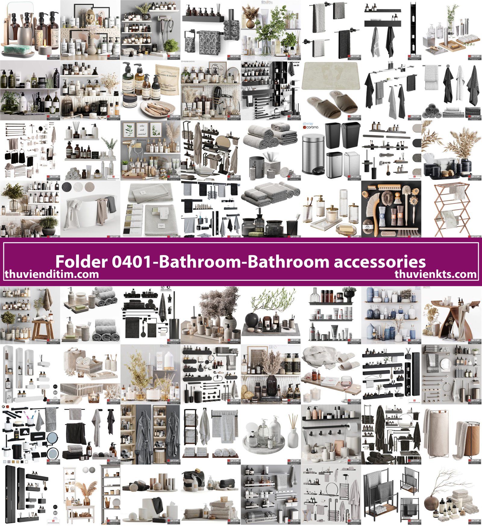Folder 0401-Bathroom-Bathroom accessories - Thư Viện KTS