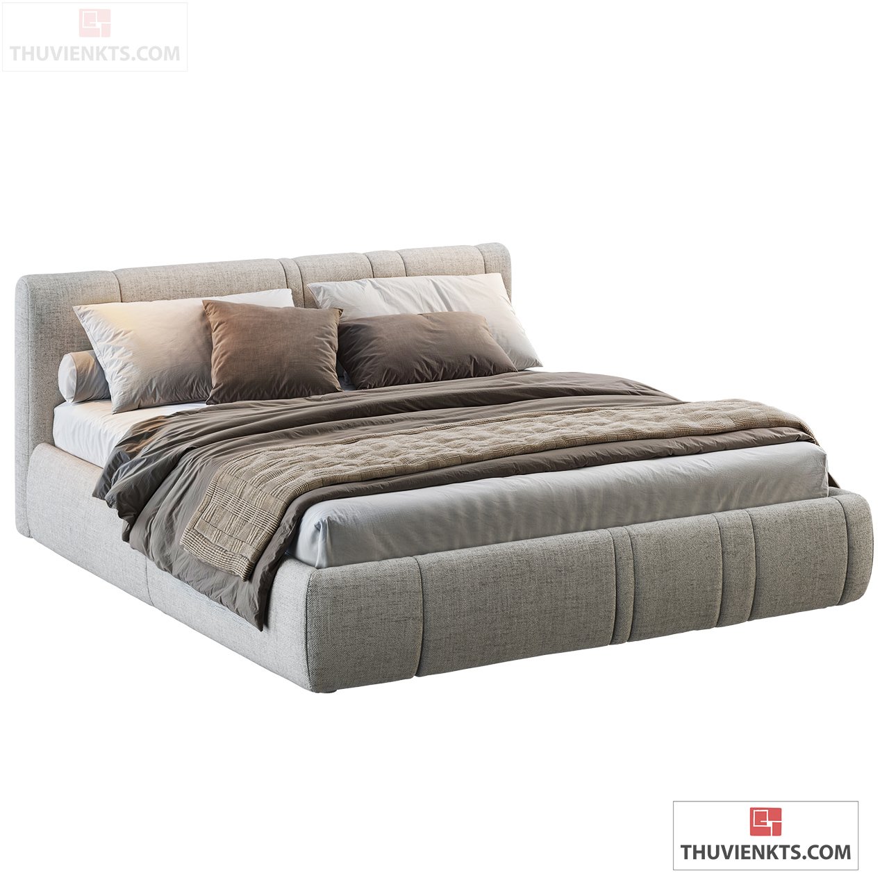 Rigoletto Bed by Bonaldo-Dimensiva-3dsmax-12498 - Thư Viện KTS